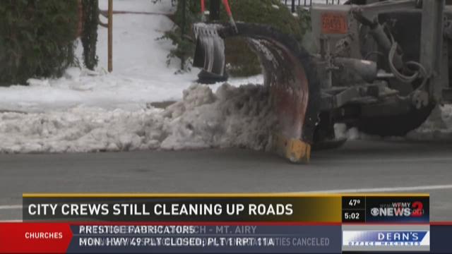City Crews Still Cleaning Up After Snow Storm | wfmynews2.com City Crews Still Cleaning Up After Snow Storm | wfmynews2.com
